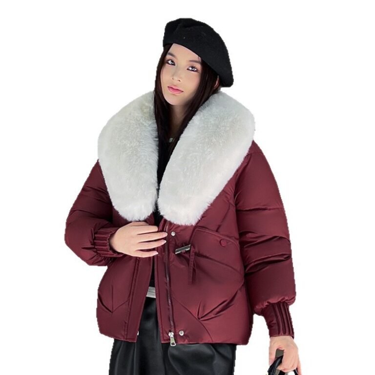 Oversized Puffer Coat: Thickened Straight Long Winter Parka